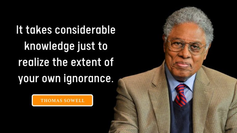 Top 50 Thomas Sowell Quotes & Sayings With Images